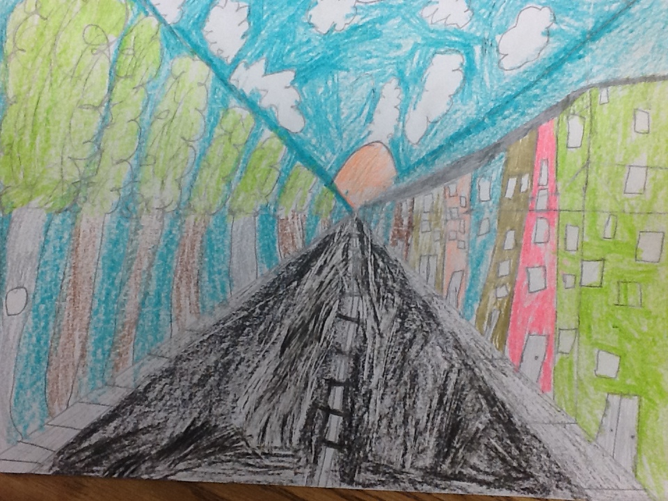 A Love for Teaching: One Point Perspective! It's Possible!